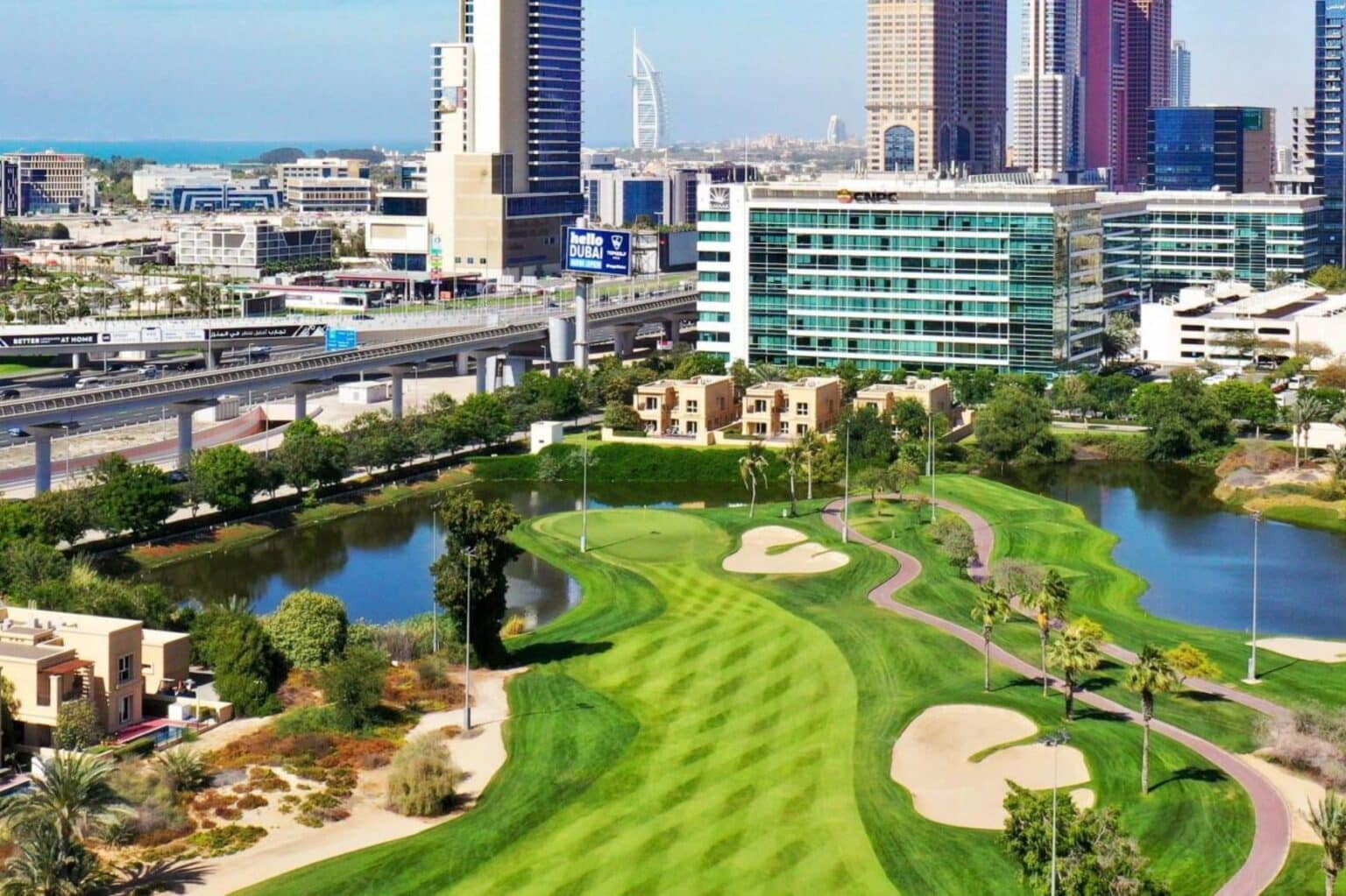 Faldo Course at Emirates Golf Club | Night Golf Dubai